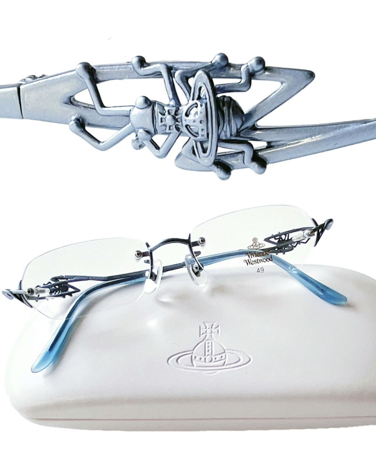 Vivienne Westwood Vivienne Westwood Blue Glasses | Grailed