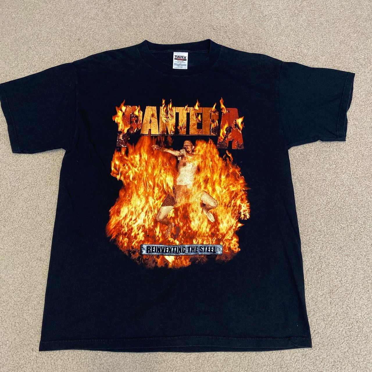 Band Tees × Vintage Vintage Pantera Reinventing The Steel Tour Shirt ...
