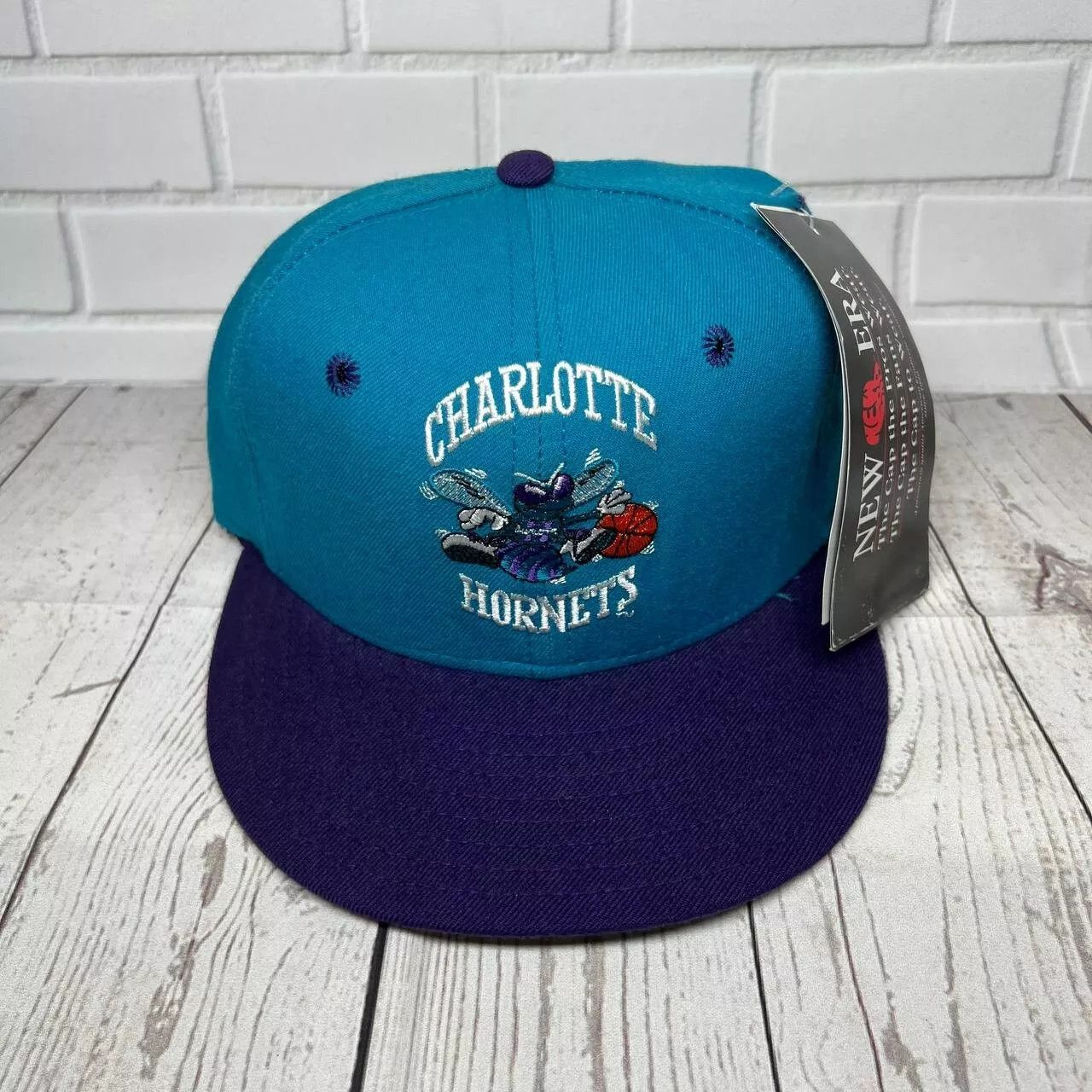 New Era Charlotte Hornets NBA Size 7 Wool Hat Fitted Cap New Men | Grailed