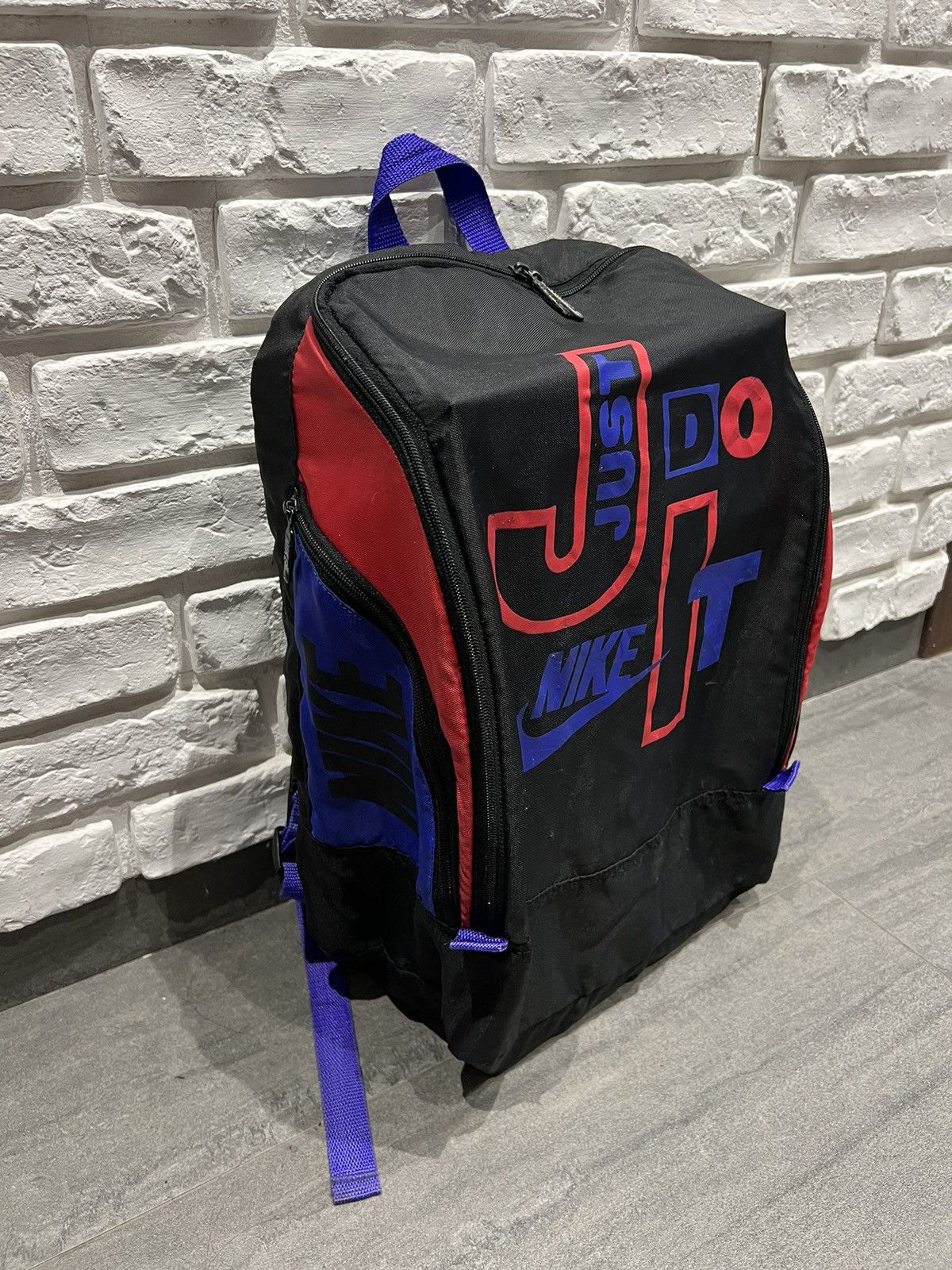 Nike × Rare × Vintage Vintage Nike Just do it Backpack 90s rare | Grailed