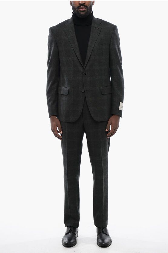 Corneliani CC COLLECTION Virgin Wool Suit with Check Pattern | Grailed