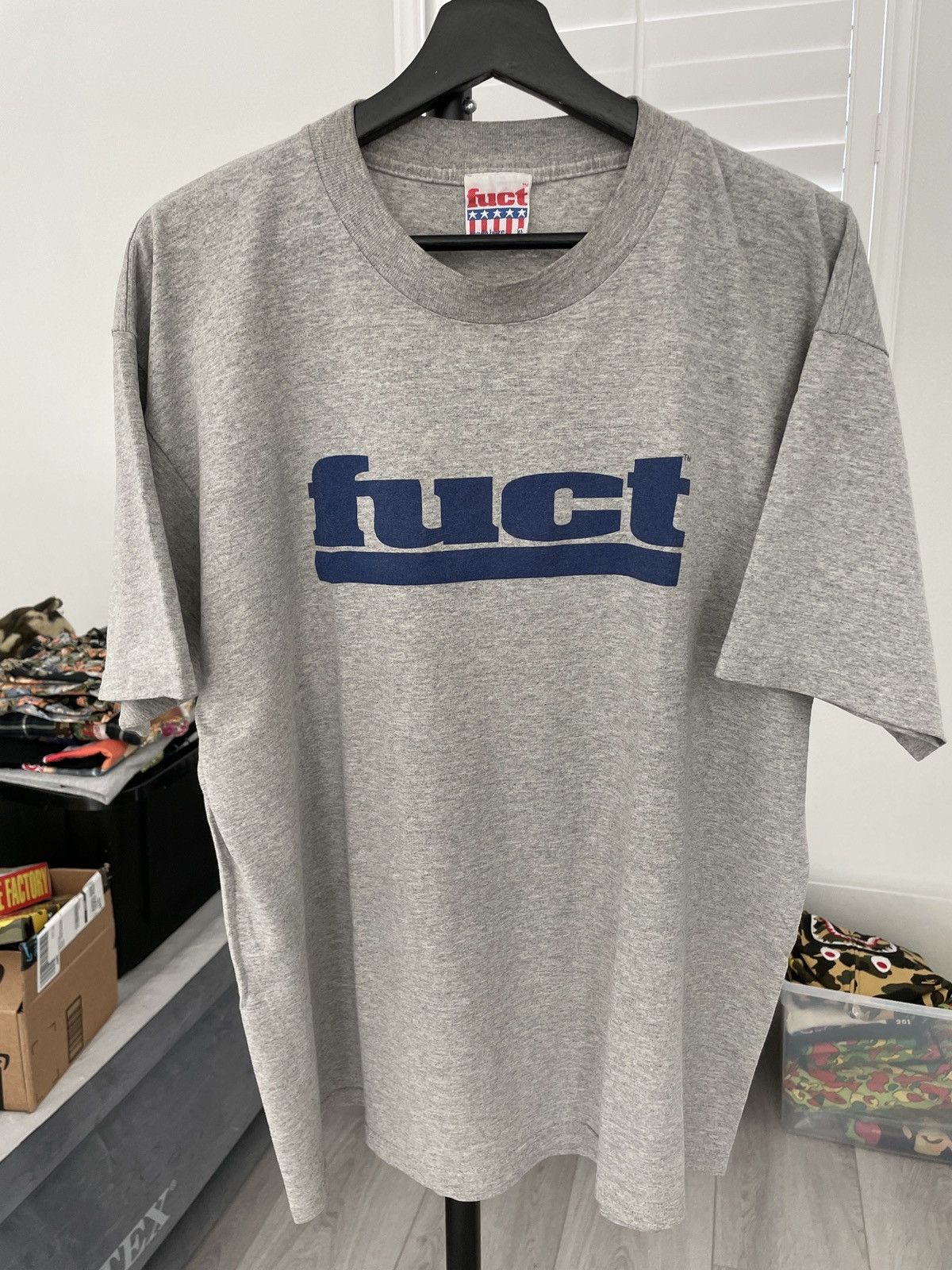 Fuct Fuct Bar Logo OG font Tee | Grailed