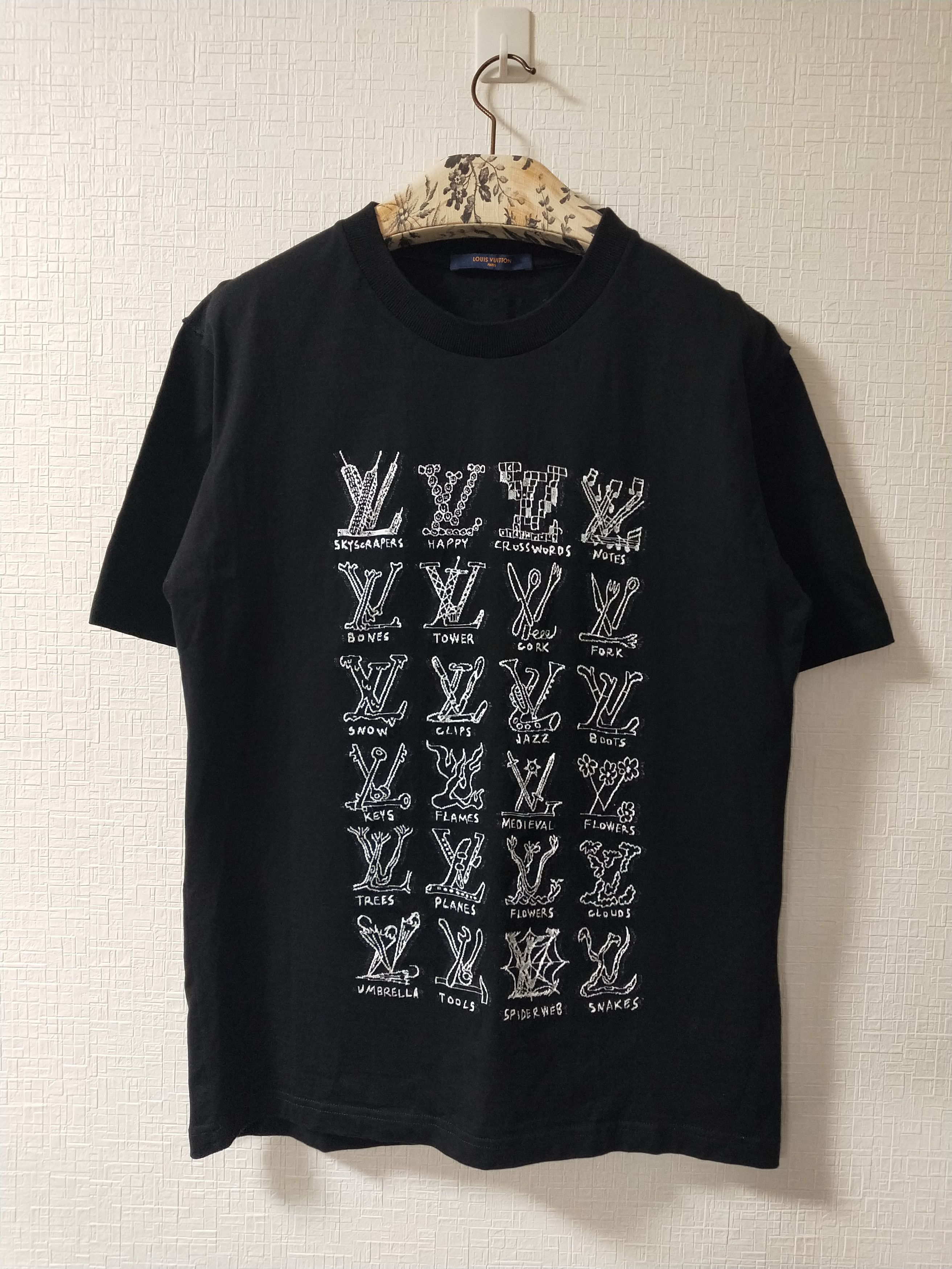 Louis Vuitton Cartoons Jacquard Logo Tee | Grailed
