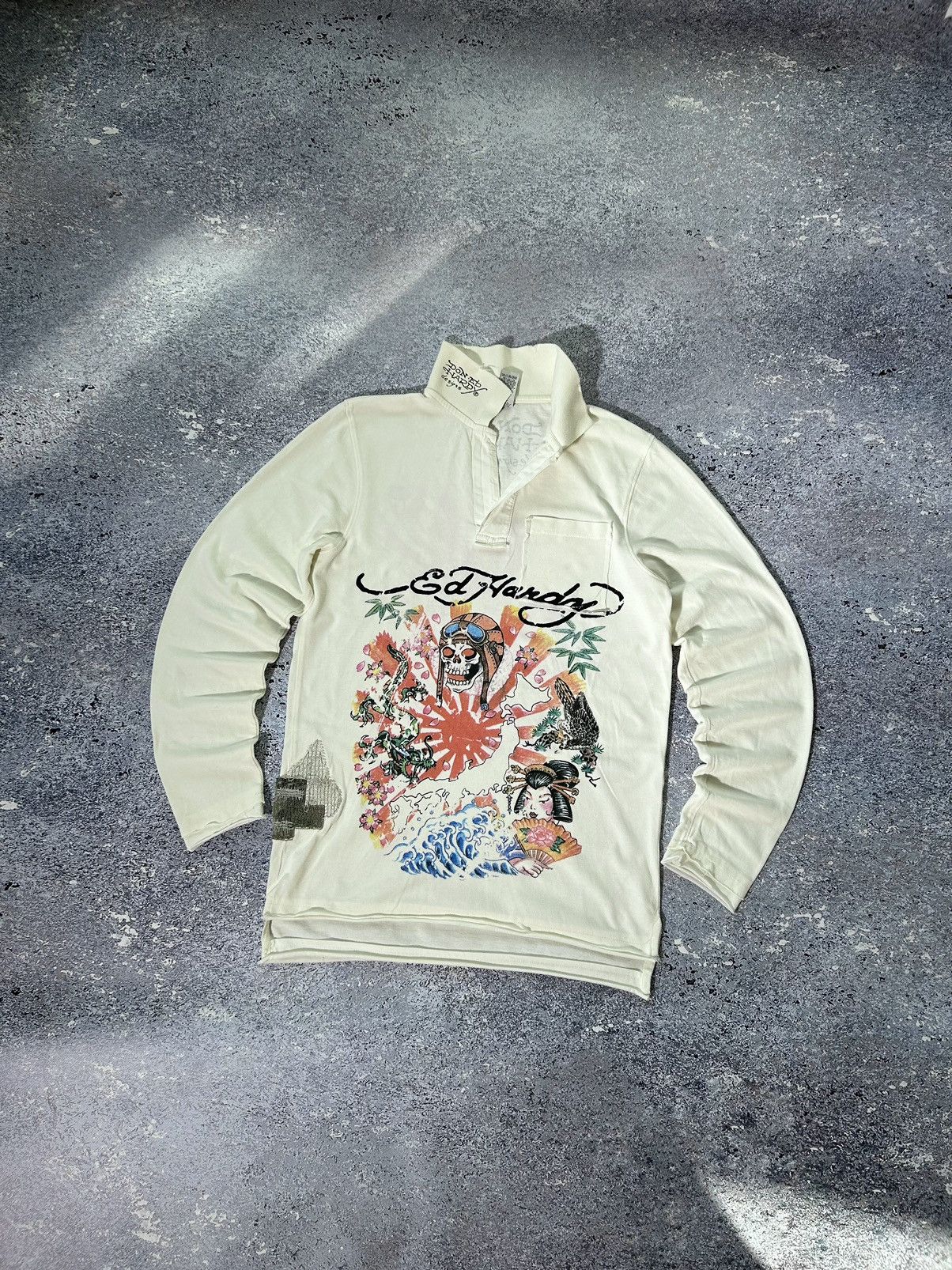 Ed Hardy × Japanese Brand × Vintage Vintage ED HARDY Japanese Dragon ...