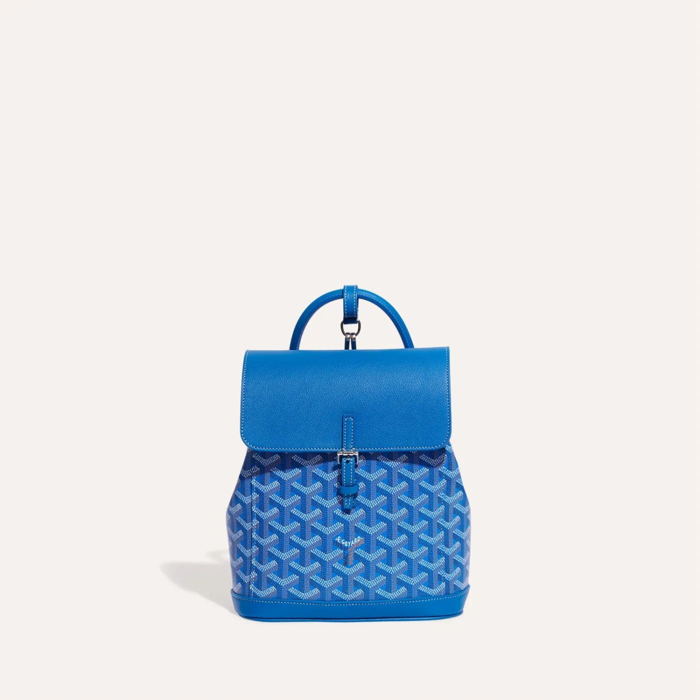 Goyard GOYARD BACKPACK MONOGRAM LEATHER BLACK WHITE SAINT LOGO | Grailed