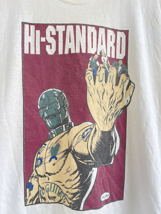 Vintage Vintage 90s Hi Standard Fat Wreck Record Punk Tee | Grailed