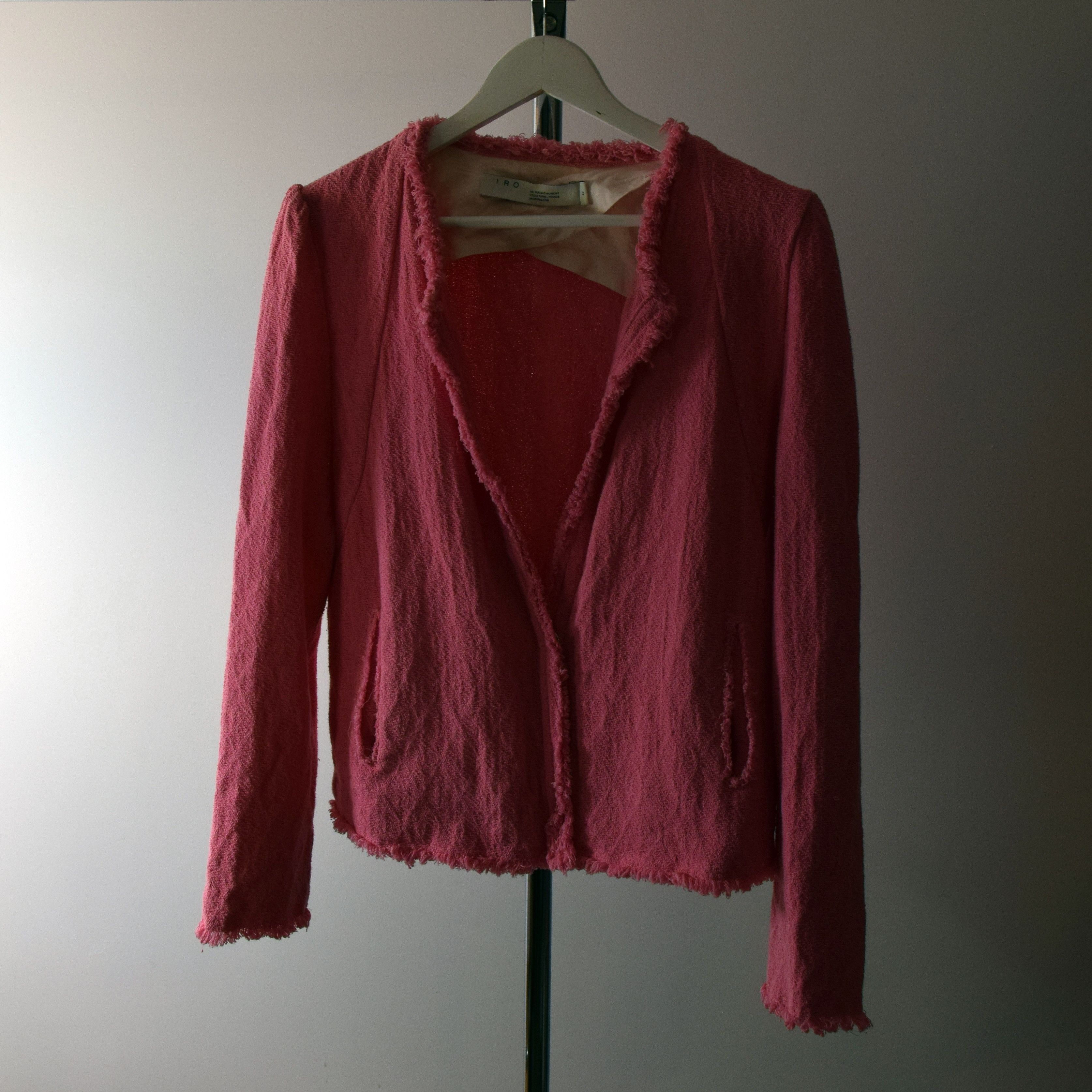 Avant Garde × Iro Iro women’s BARBIE PINK BLAZER 42 COTTON VISCOE | Grailed