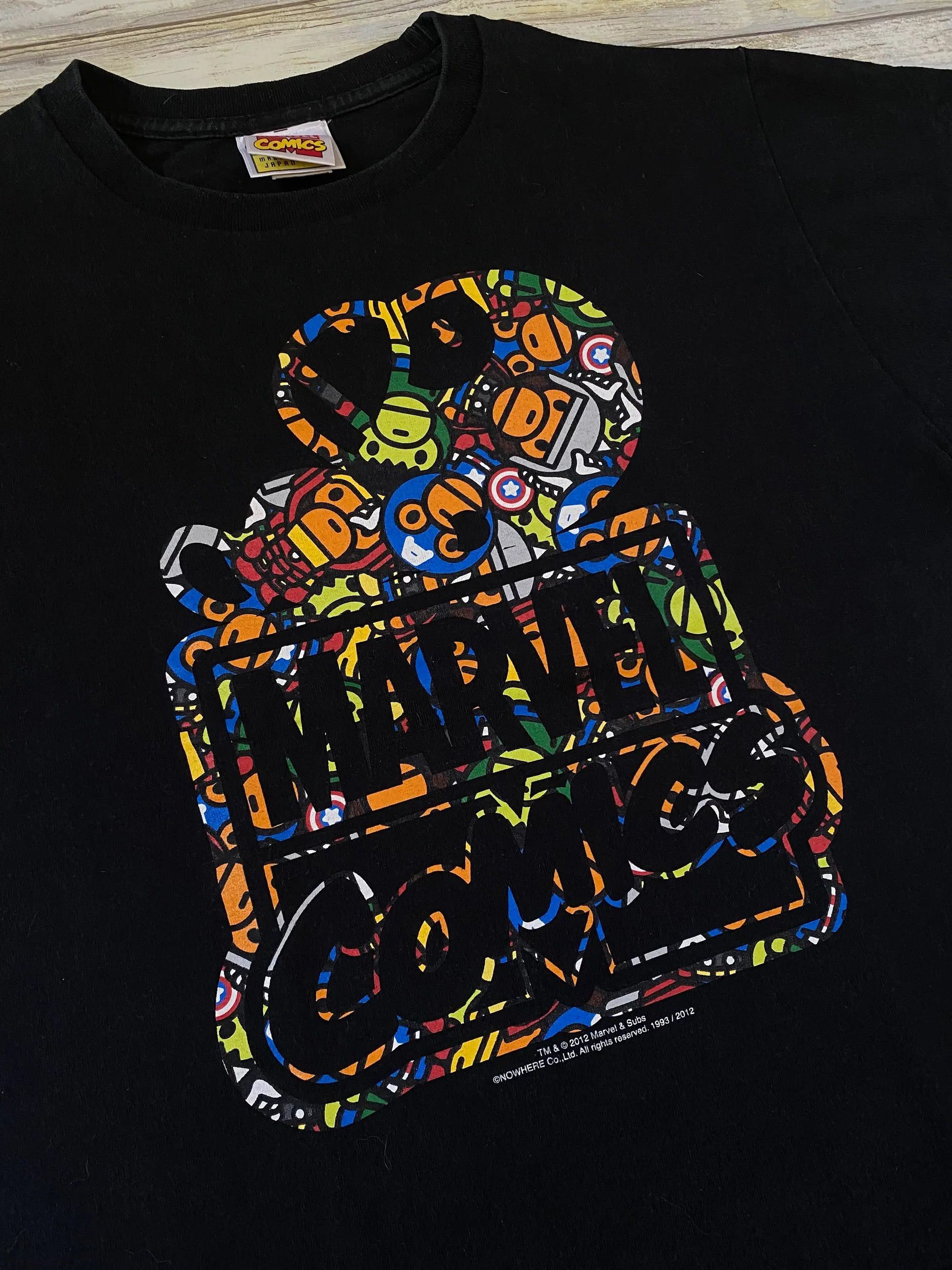 Bape × Marvel Comics Baby Milo Marvel Comics Tee | Grailed