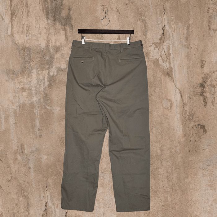 Vintage Brown Rustler Khakis Work Pants Baggy Fit Flat Front | Grailed
