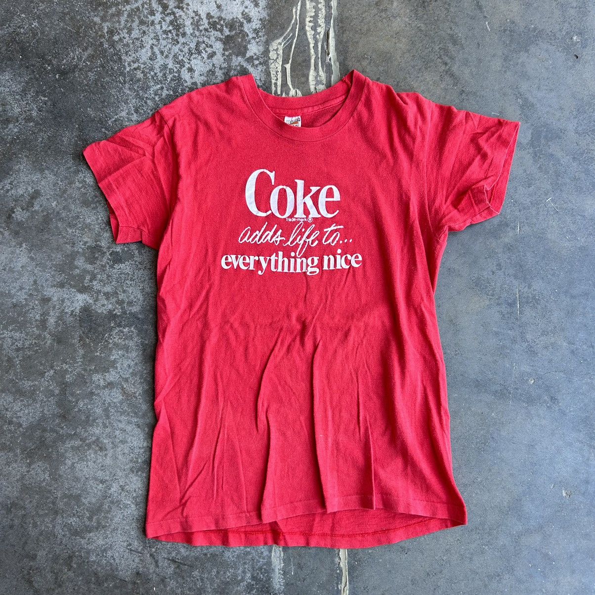 Coca Cola × Hanes × Vintage vintage 70s Coke campaign T-shirt | Grailed