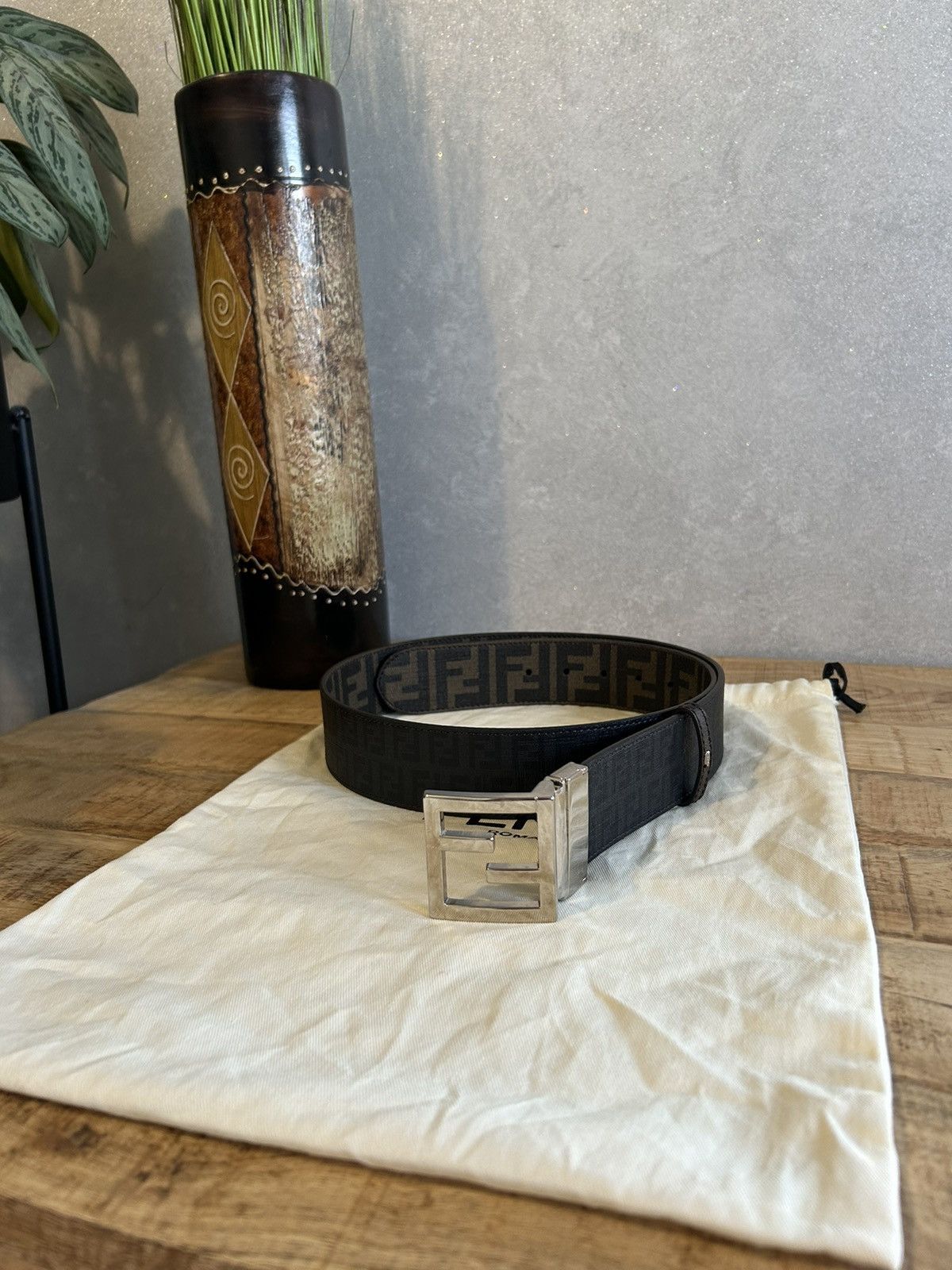 Fendi Fendi monogram belt | Grailed