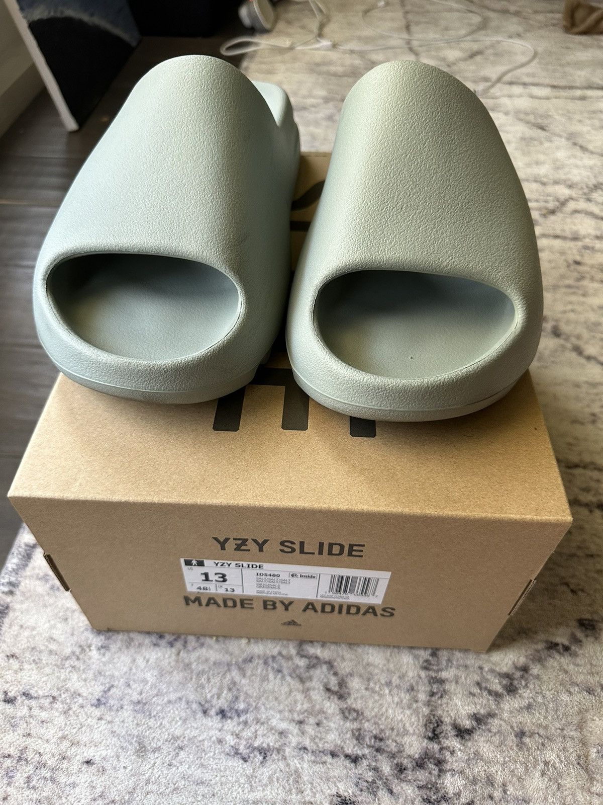 Adidas Yeezy Slide Salt | Grailed