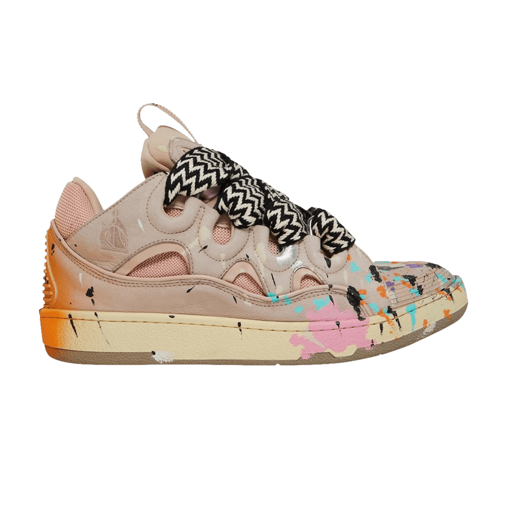 Lanvin Gallery Dept. x Lanvin Curb Light Sneakers Paint Drip - Pale ...