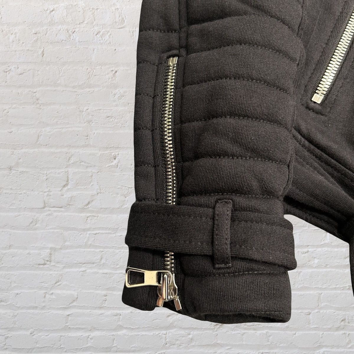 Balmain BALMAIN × H&M Cotton Biker Riders Jacket S | Grailed