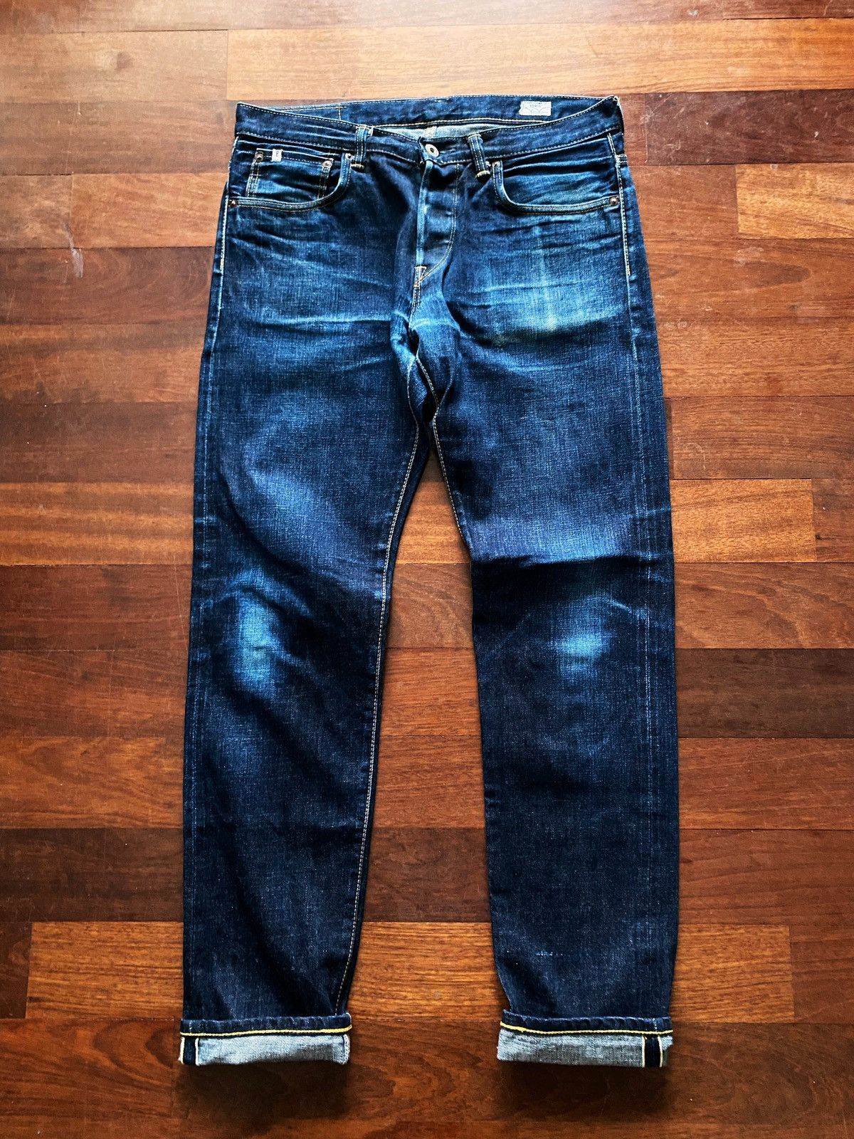 Edwin Edwin Jeans Rainbow Selvage Selvedge Distressed Denim | Grailed