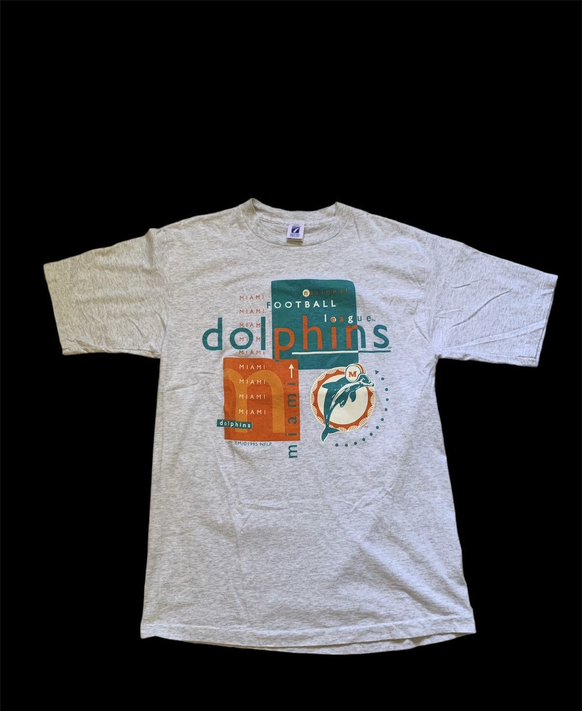 Logo 7 × NFL × Vintage Vintage 1995 Single Stitch Miami Dolphins NFL ...