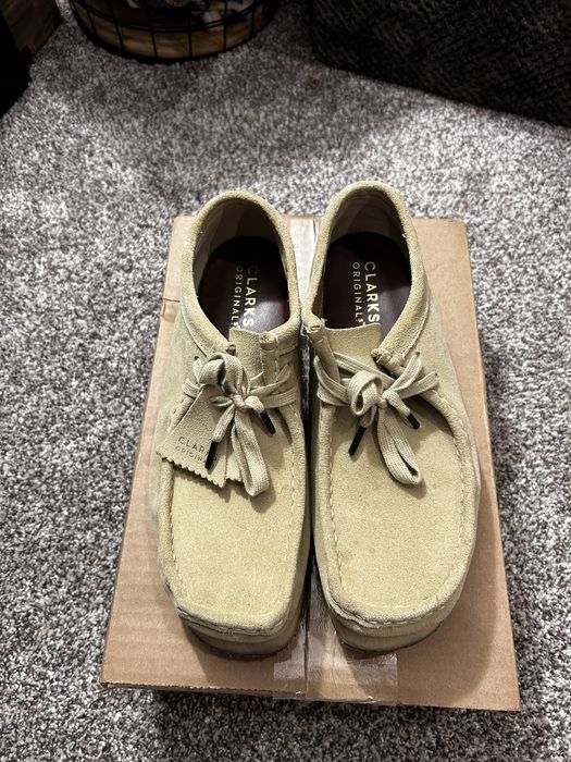 Clarks Clark wallabee maple suede | Grailed