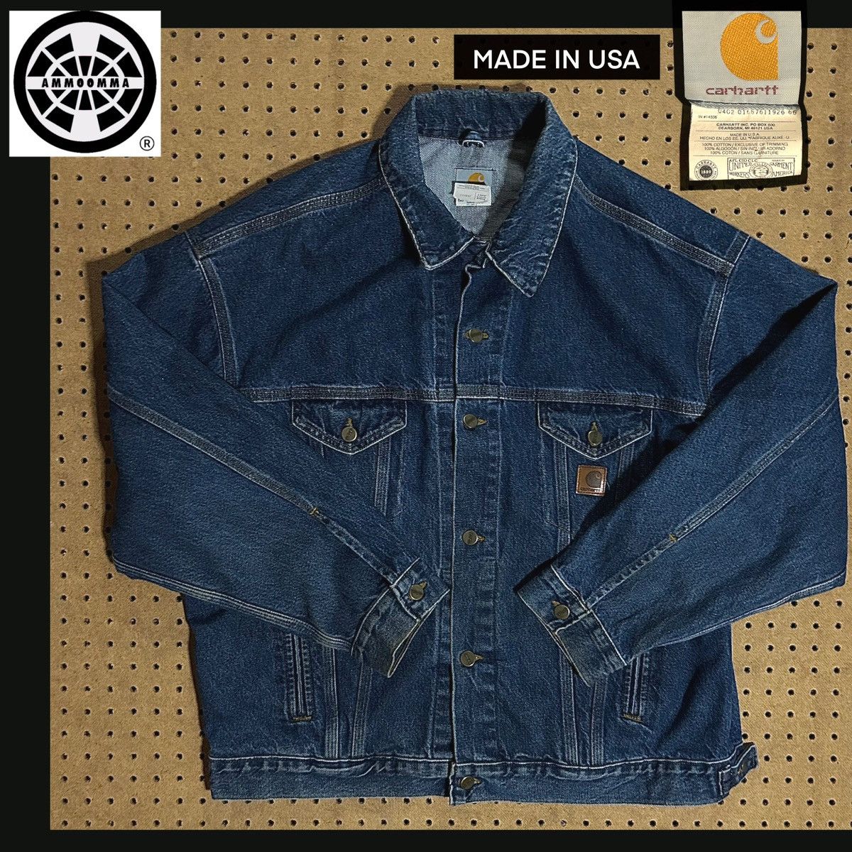 Carhartt × Made In Usa Vintage Made in USA Carhartt Western Denim ...