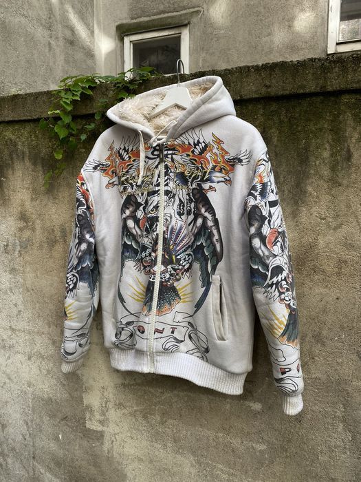Vintage Really Point Full Printed Y2K Zip Hoodie | Grailed