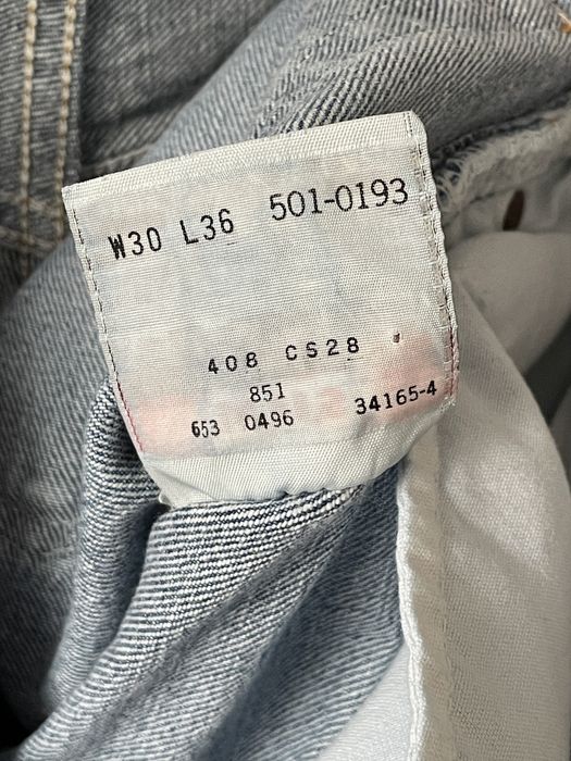 Vintage LEVIS 501 Jeans Vintage Wash Blue Denim 90s A9091 | Grailed