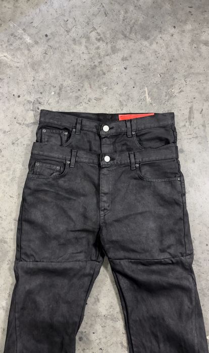 Handmade Double waist Waxed denim | Grailed