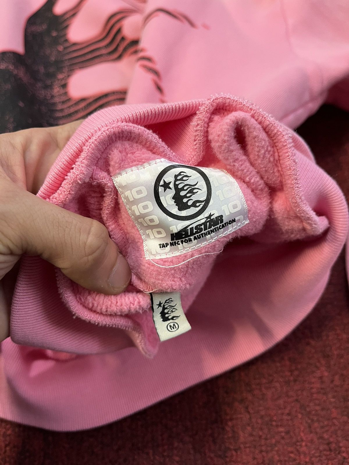 HELLSTAR Hellstar Studios Brainwashed With Brain Hoodie Pink | Grailed