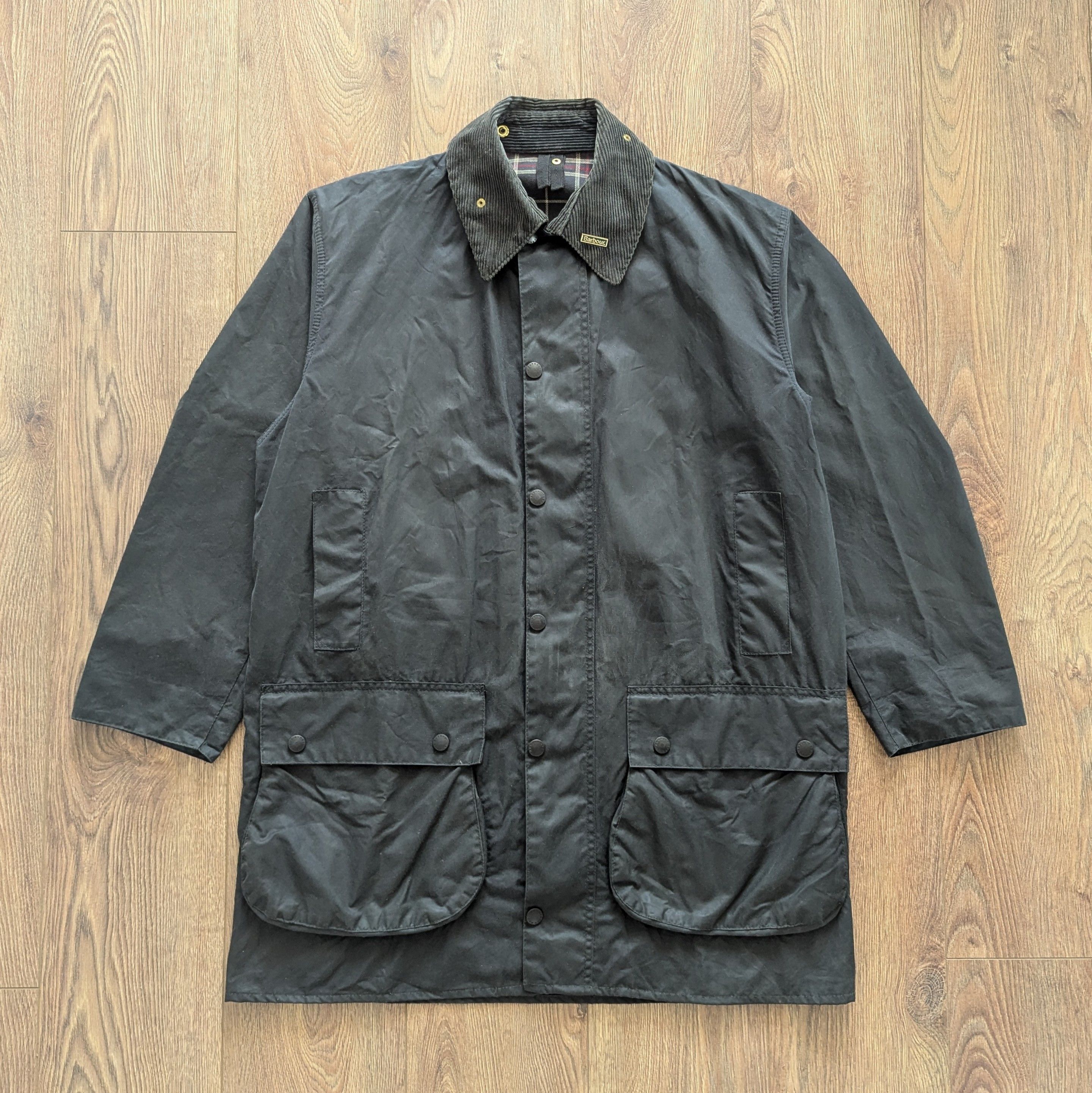 Barbour Barbour A205 Border Wax Jacket C42 / 107CM Made In England ...