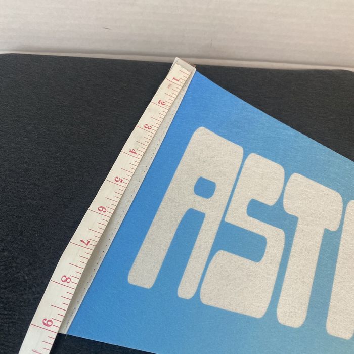 Travis Scott 2021 Astroworld Travis Scott Pennant Flag Tour Merch Blue ...