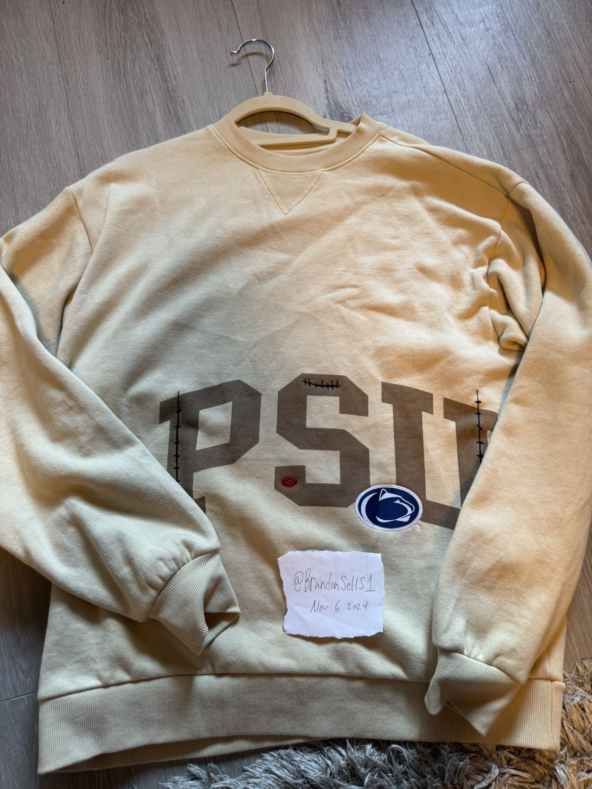 Mitchell & Ness × Travis Scott TRAVIS SCOTT X PENN STATE CREWNECK | Grailed