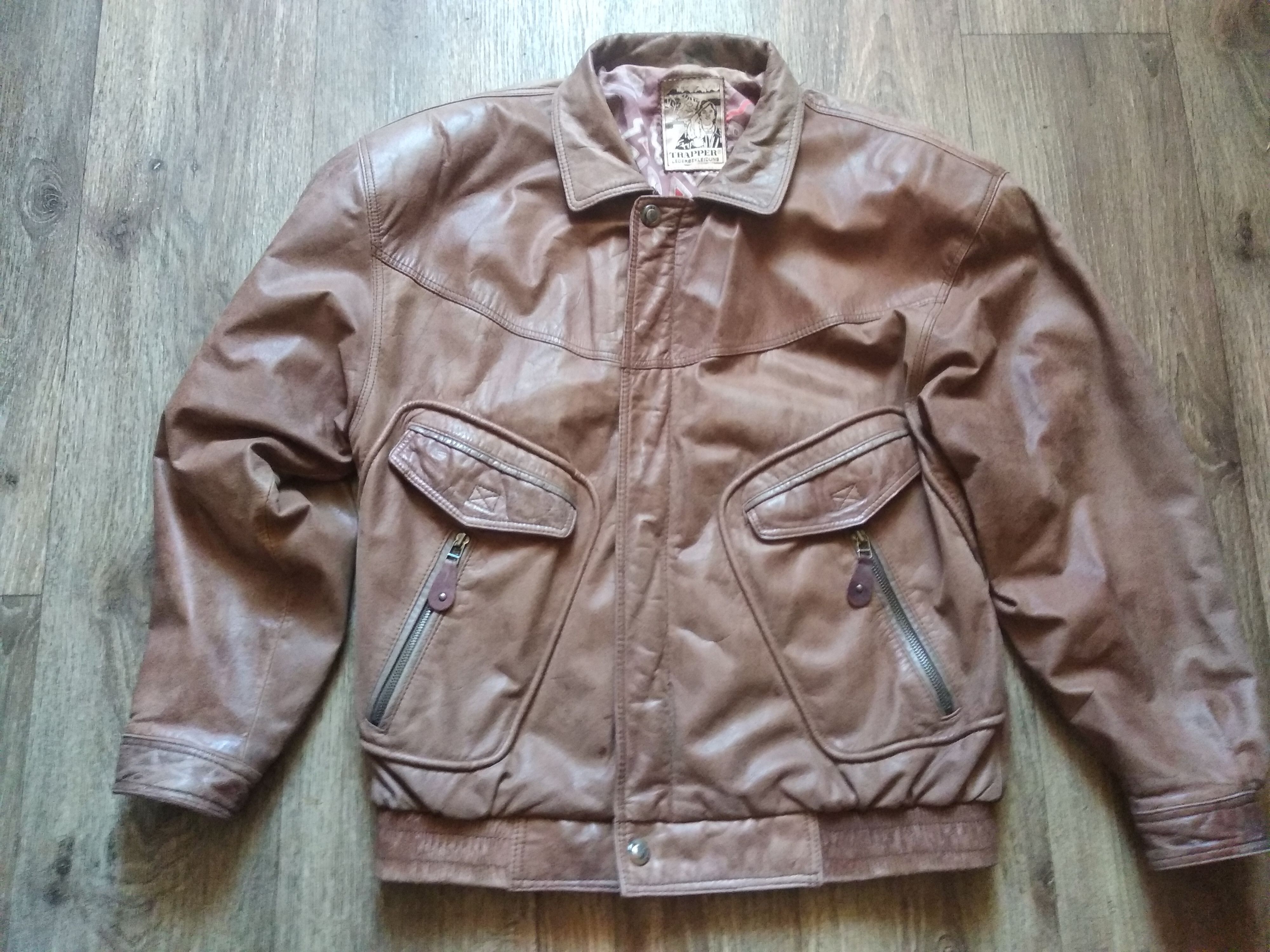 Vintage Vintage Trapper leather jacket | Grailed