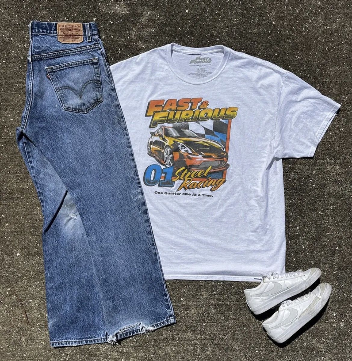 Streetwear × Vintage Vintage Style Fast and Furious 2001 Street Racing ...