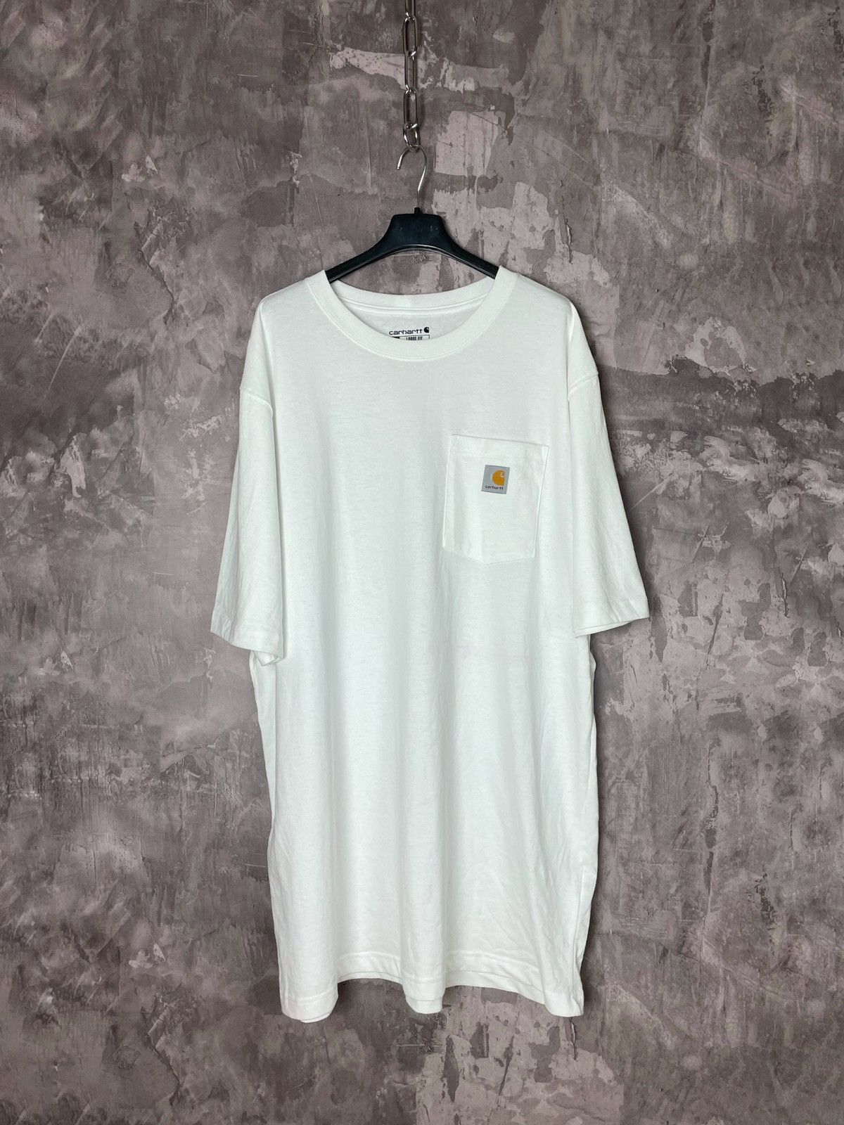 Vintage Carhartt Wip short sleeved Looney Script T Shirt white | Grailed