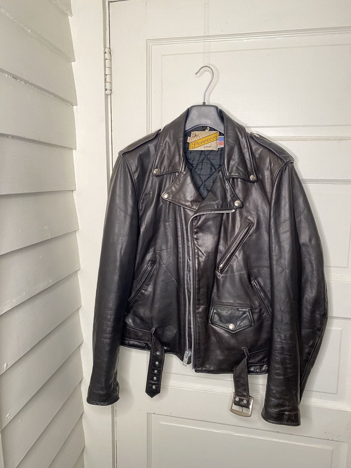 Vintage Vintage Schott Perfecto Leather Jacket | Grailed