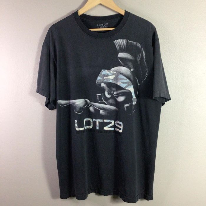 Vintage Lot 29 Looney Tunes Marvin Martian T Shirt Black XL Vintage ...