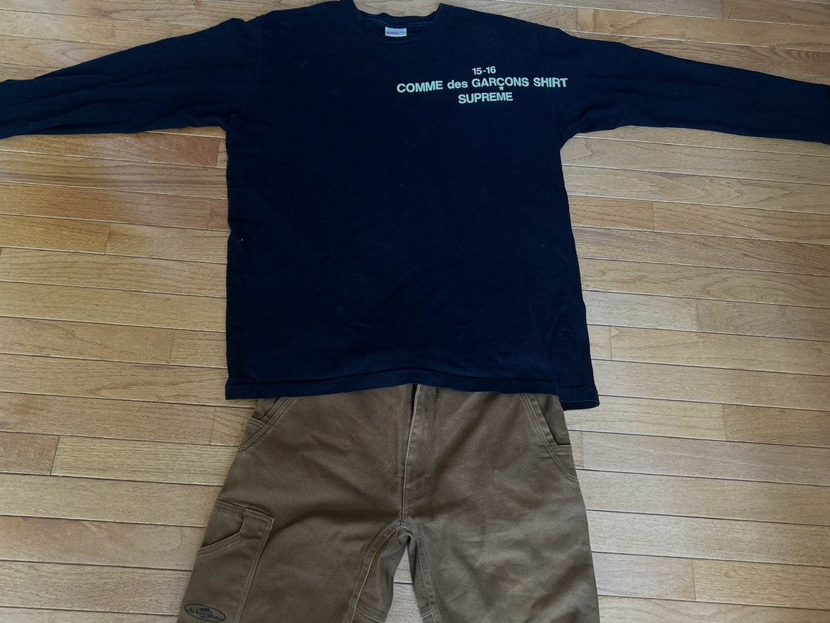 Supreme Supreme X Comme Des Garçons CDG FW15 Long Sleeve Shirt | Grailed