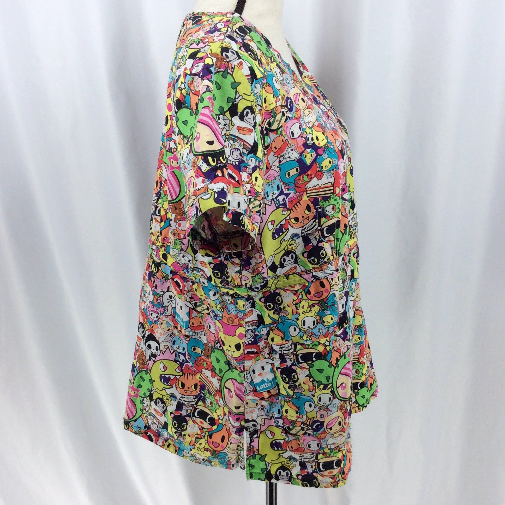 Tokidoki Tokidoki by Koi Scrub Top Medical Nurse Uniform Style 115PR ...