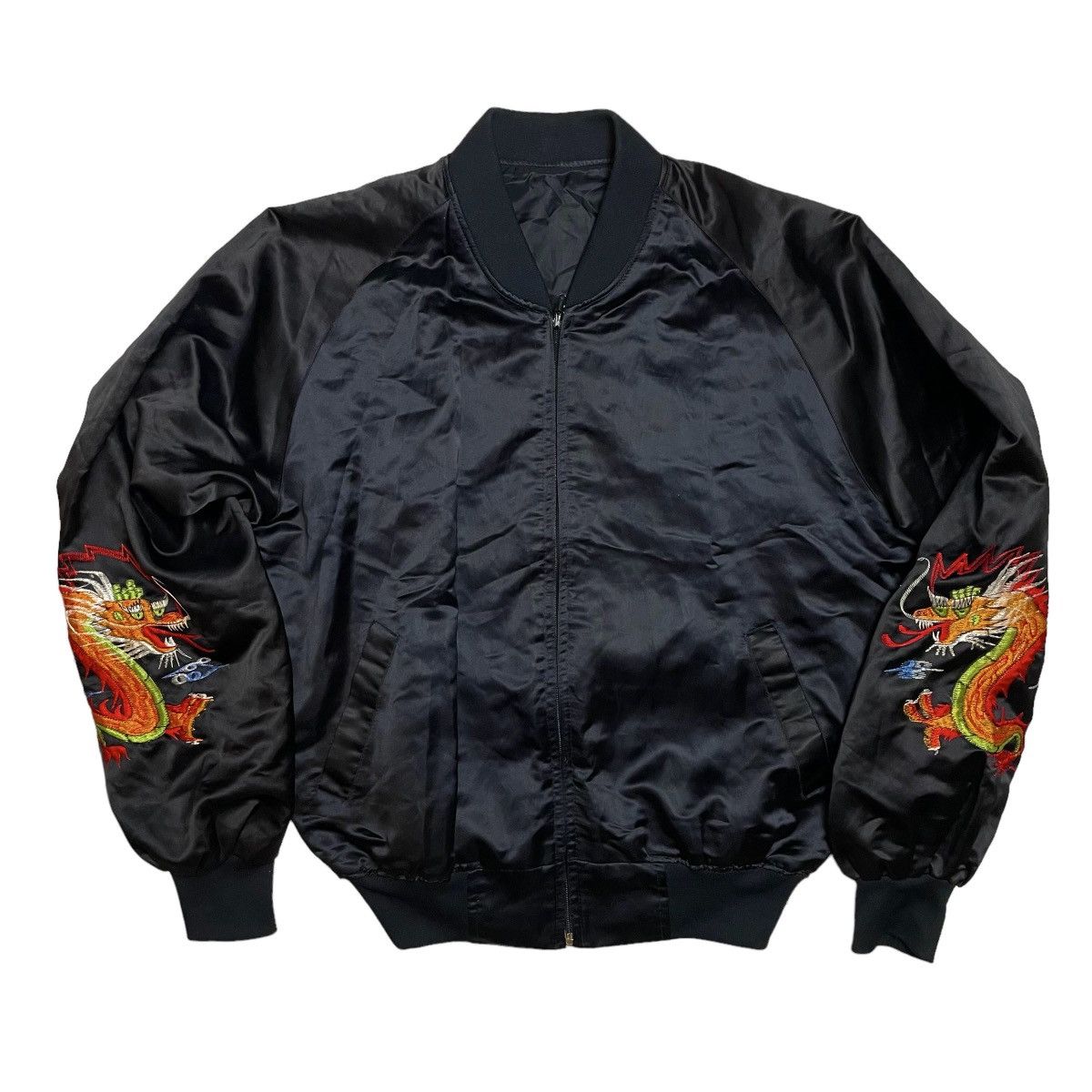Vintage 1980s US Marine Far East Tour Japanese Souvenir Jacket - M/L ...