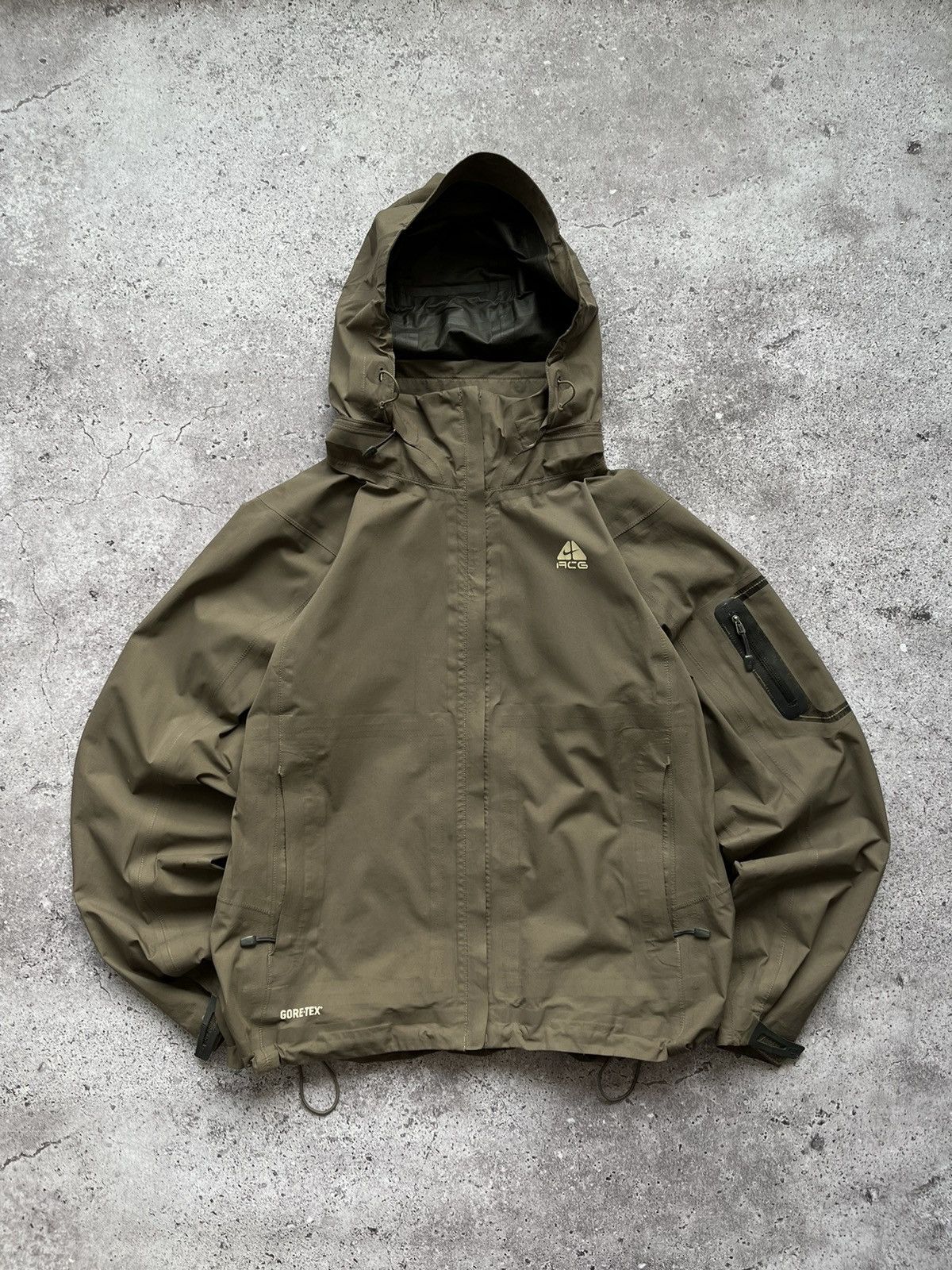 Nike × Streetwear × Vintage Vintage Nike Acg Brown Gore Tex Gorpcore ...
