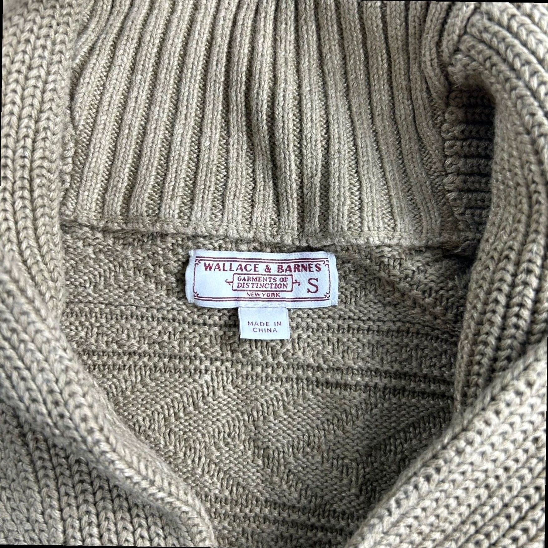 MZ Wallace Wallace & Barnes Fair Isle Chunky Knit Cardigan Sweater ...