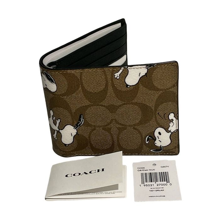 Coach Coach X Peanuts 3-In-1 Wallet With Snoopy Print new | Grailed
