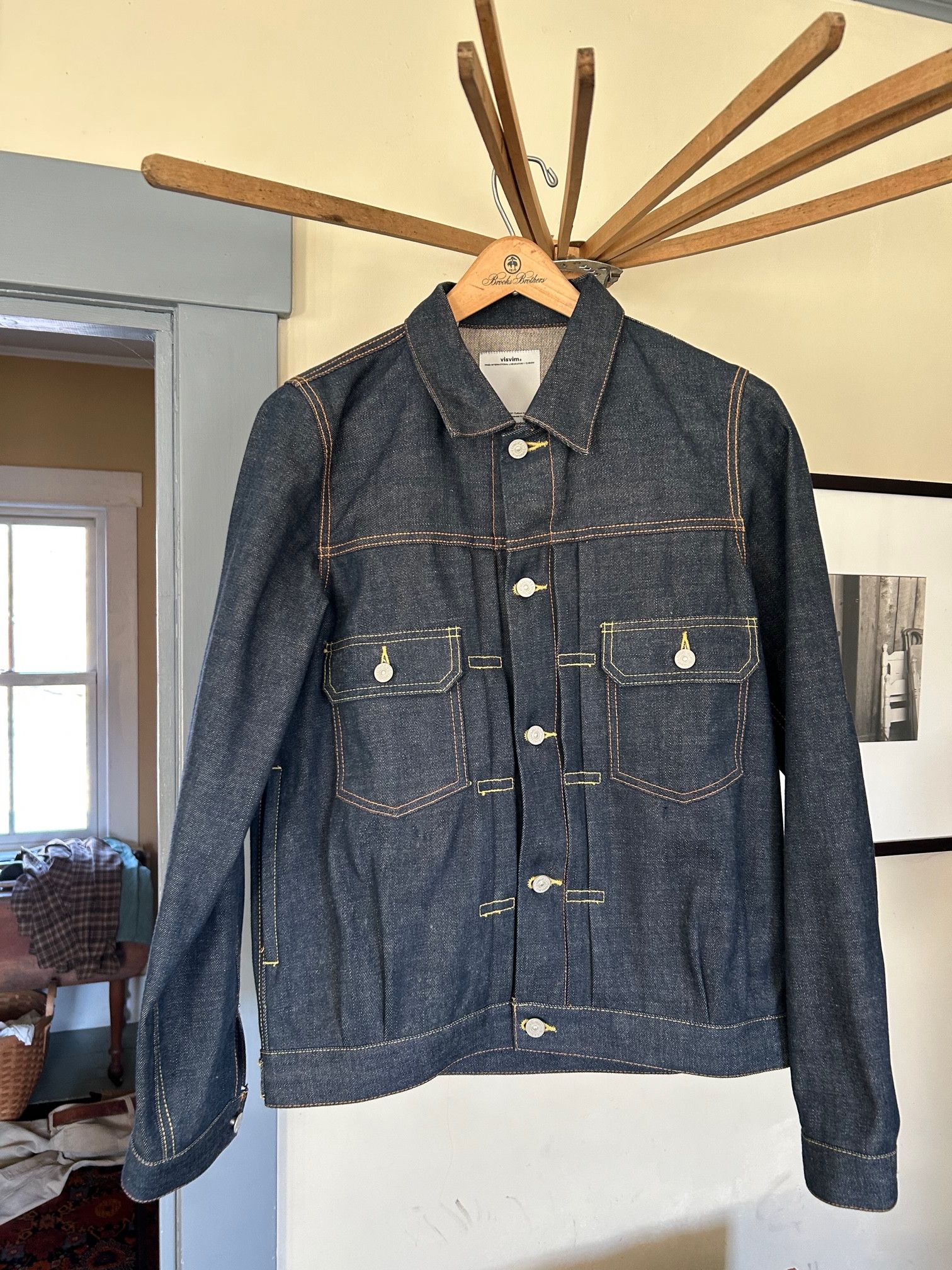 Visvim VISVIM ss 101 raw selvedge denim jacket (size 2) | Grailed