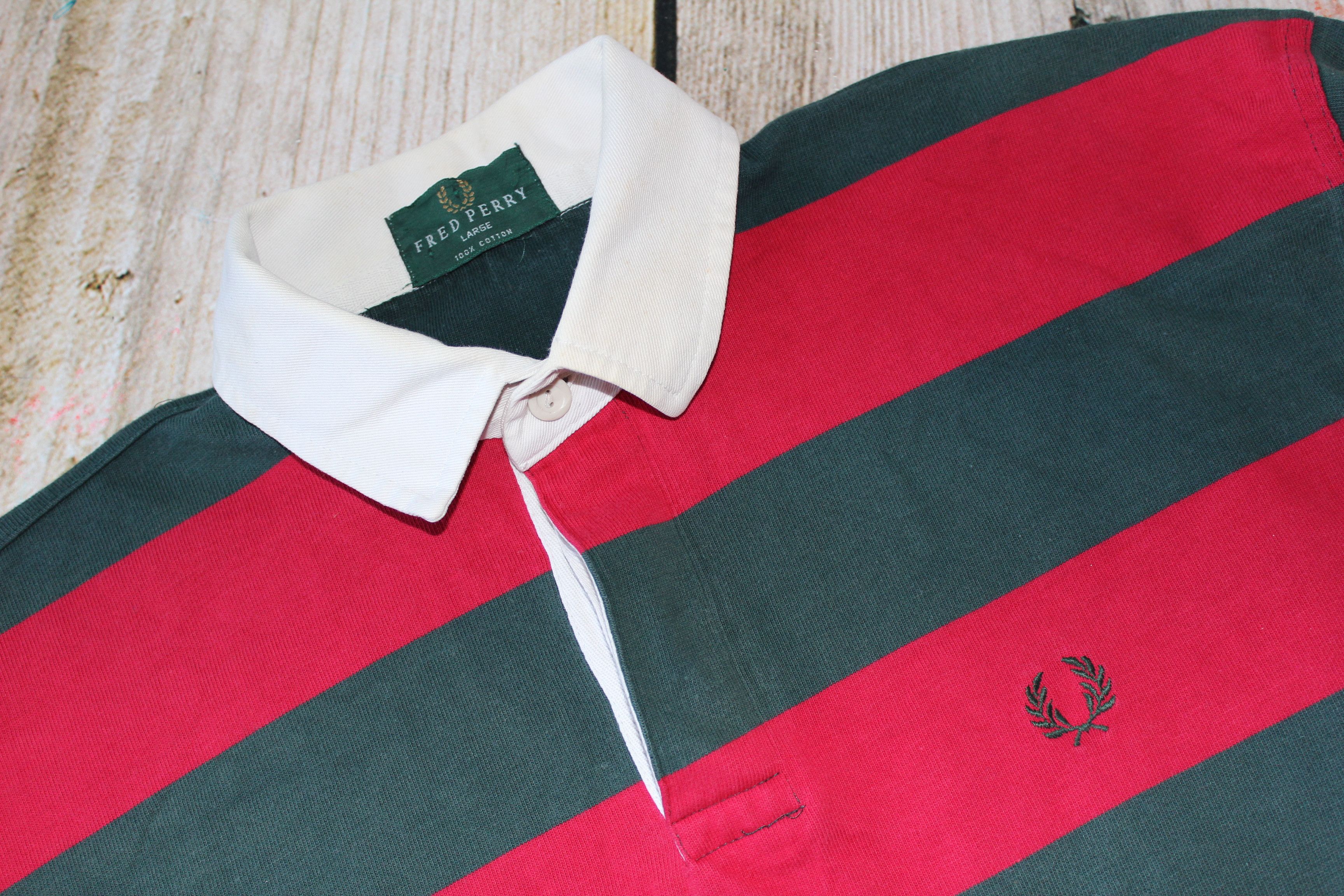 Fred Perry Fred Perry Long Sleeve Rugby Polo Shirt | Grailed