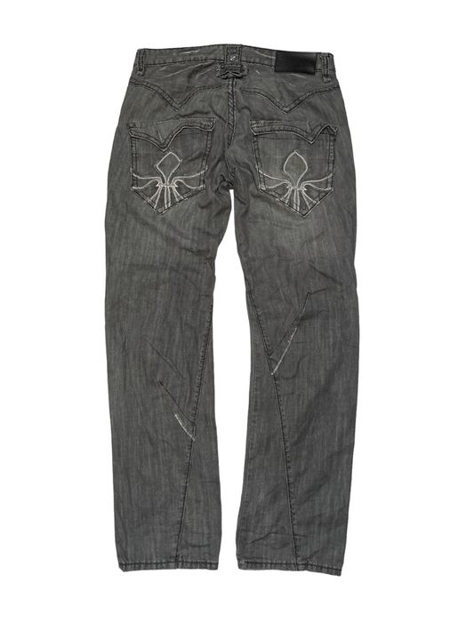 Affliction Distressed Jeans Pants Denim Drip y2k Opium Punk Affliction ...
