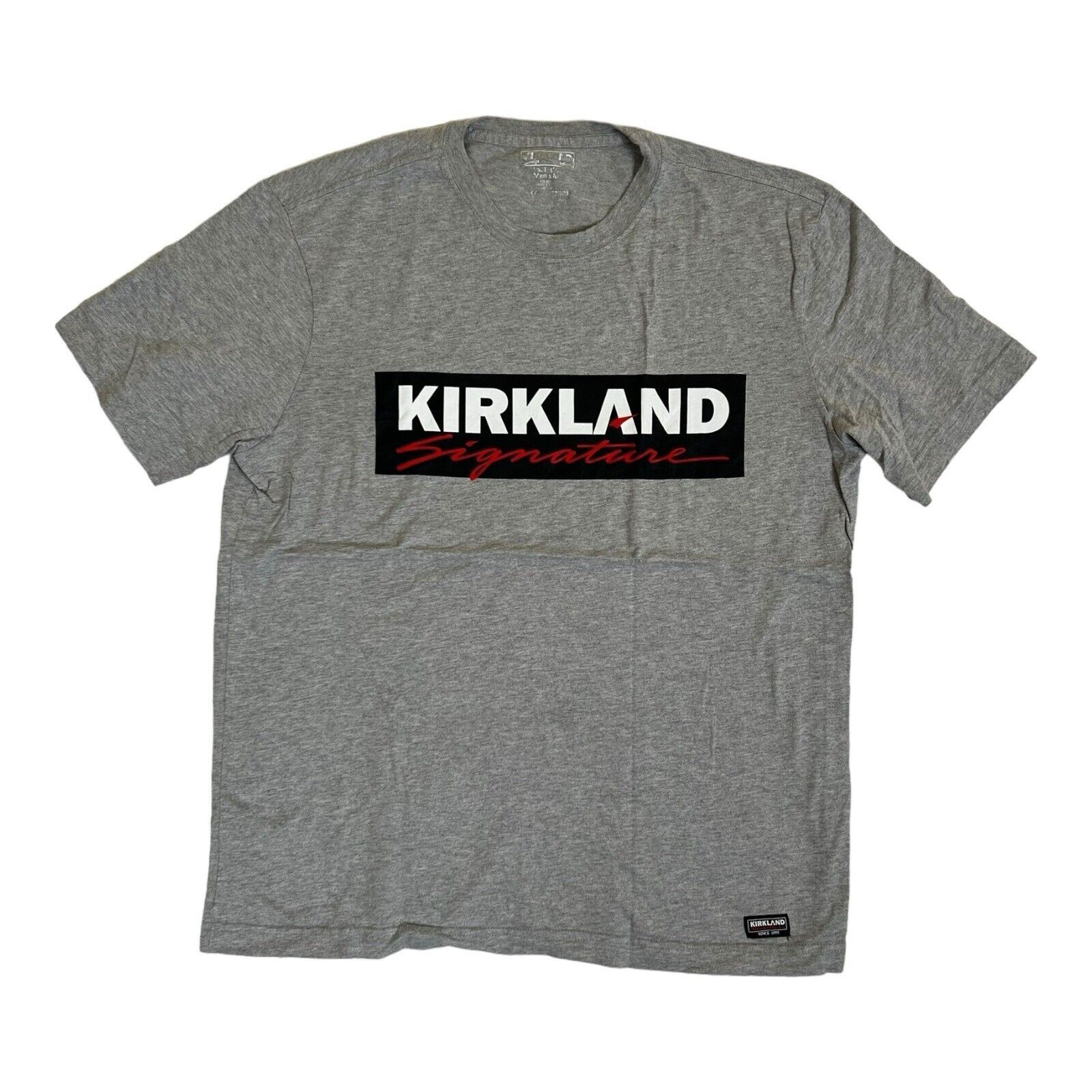 Kirkland Signature Kirkland Signature Costco T-Shirt Men’s Large Gray ...
