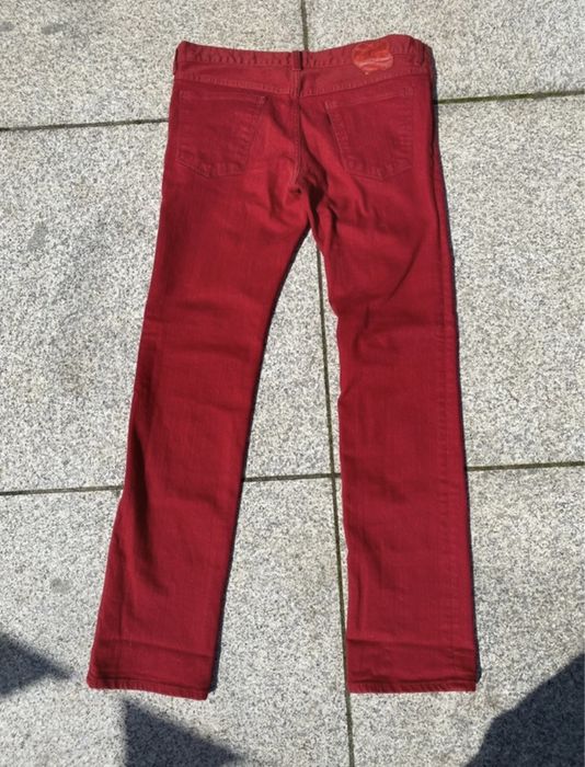 Number (N)ine Number Nine SS05 ‘Nightcrawler’ Red denim | Grailed