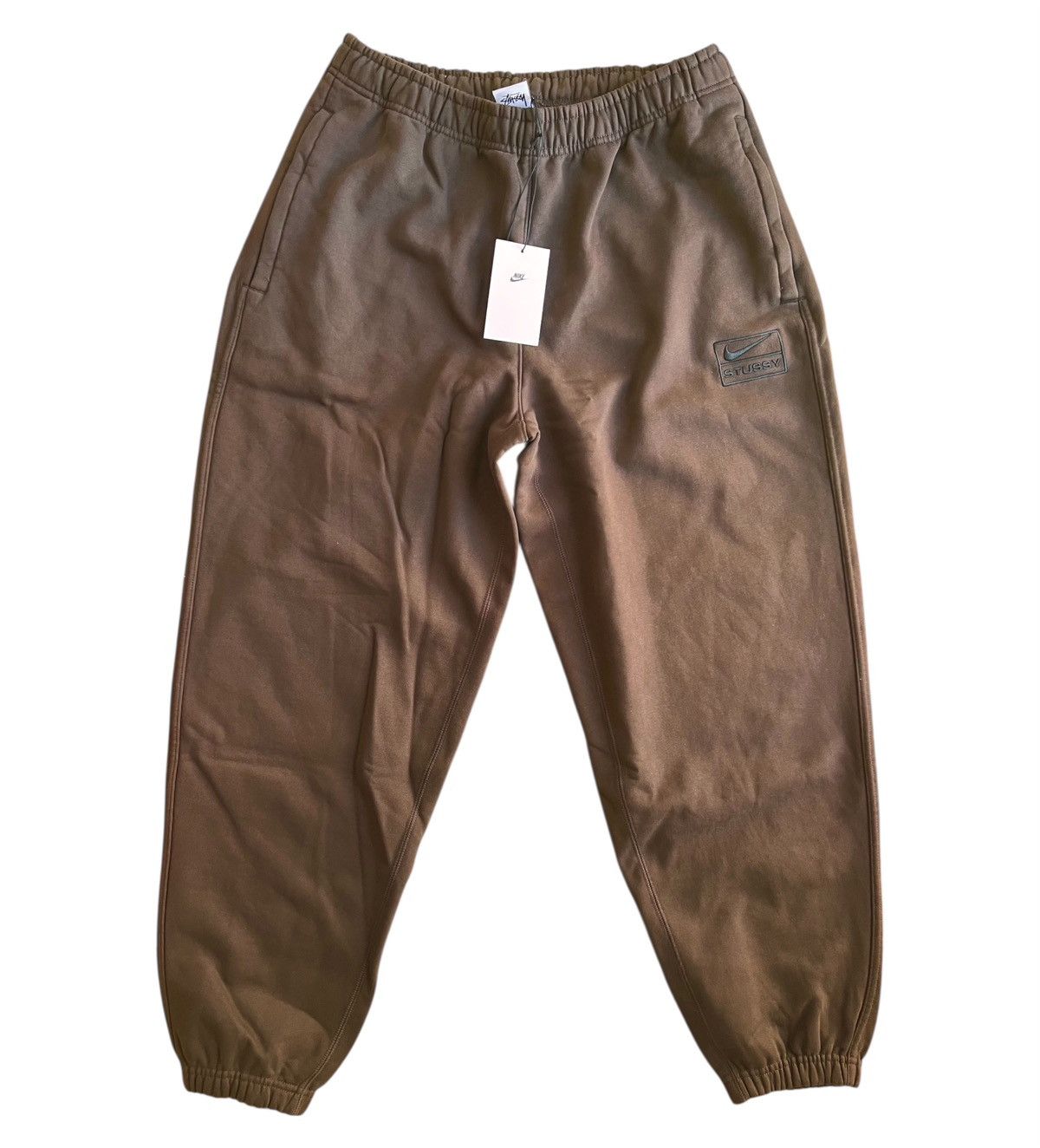Nike × Stussy M - Nike x Stussy Fleece Sweatpants dark cinder brown ...