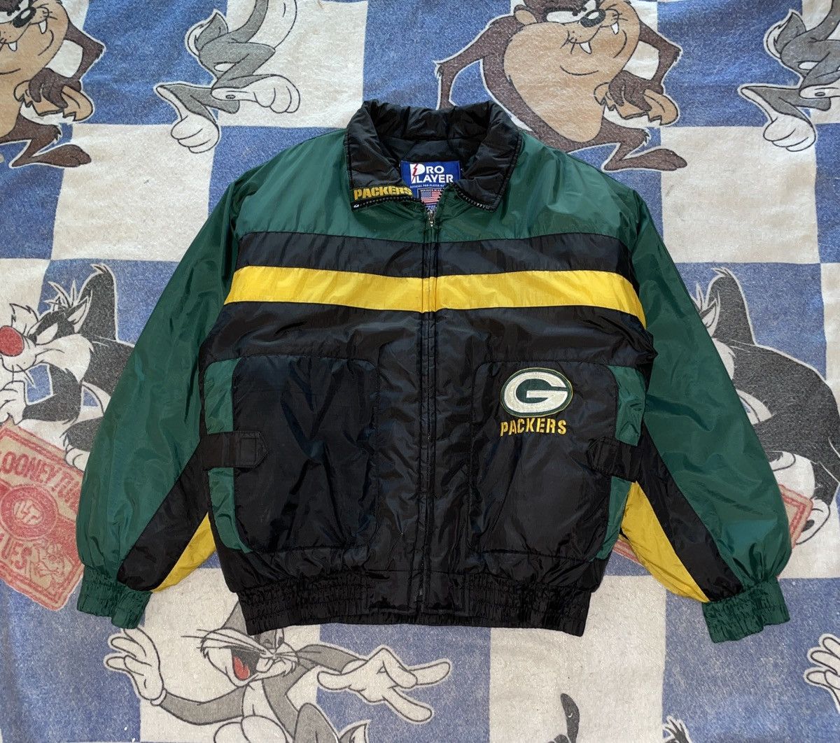 NFL × Pro Player × Vintage Vintage green pack packers pro player jacket ...
