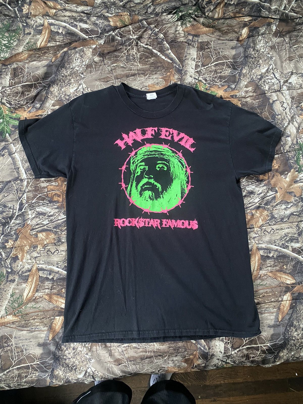 GOTHBOICLIQUE HALF EVIL ROCKSTAR FAMOUS TEE | Grailed