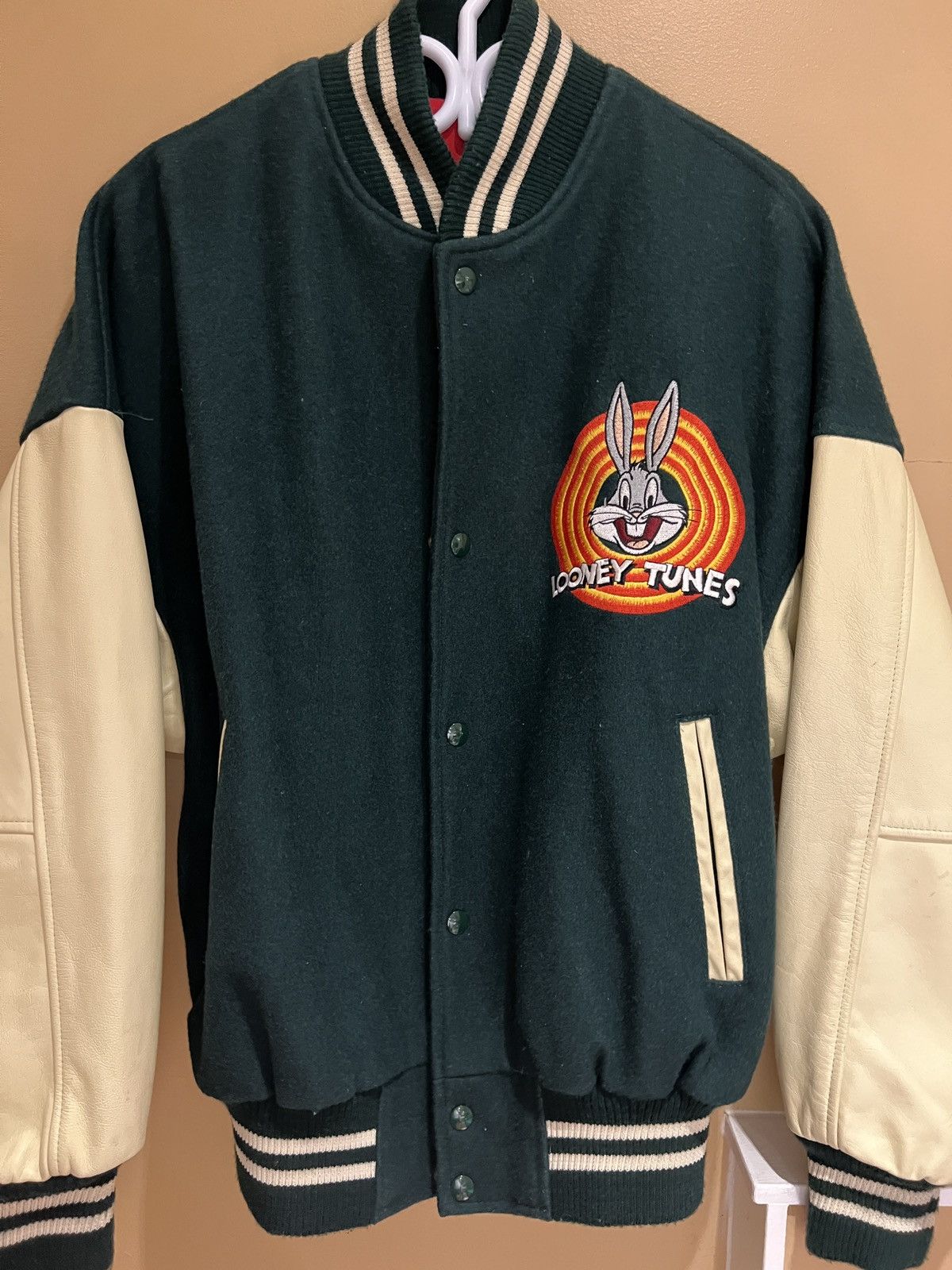 Vintage × Warner Bros Vintage 1990 Looney Tunes Bugs Bunny Varsity ...