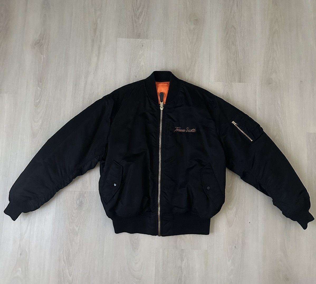 Travis Scott Travis Scott Rodeo Bomber Jacket XL Alpha Industries | Grailed